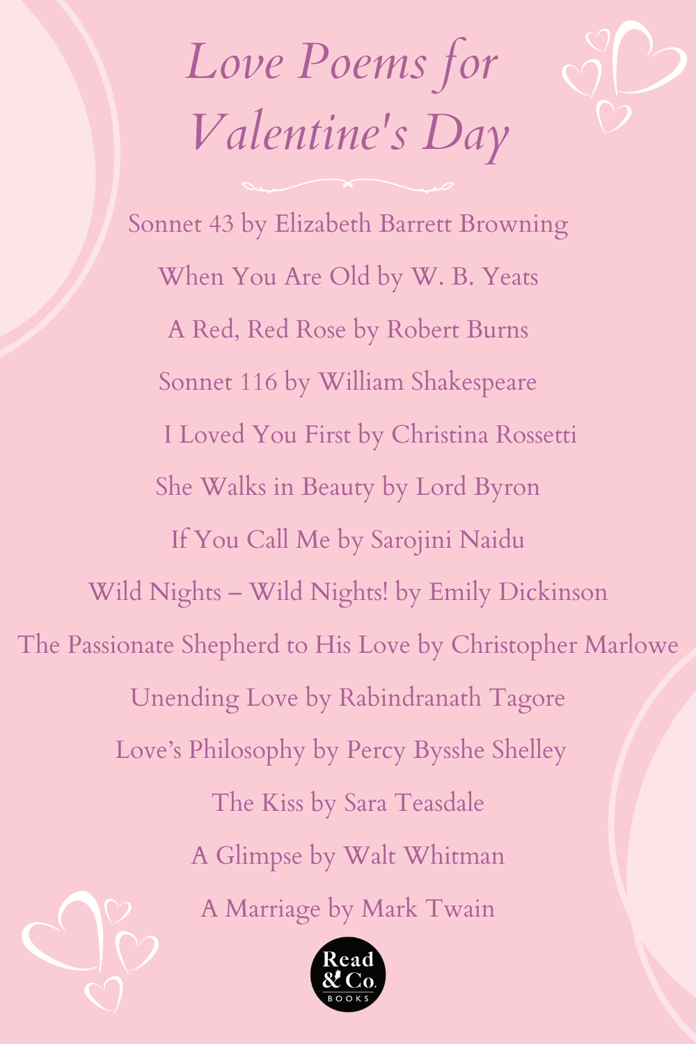 14 of the Best Love Poems for Valentine's Day | Read & Co. Books