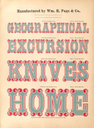 Chromatic Wood Type Design: Exploring the Art of Letterpress