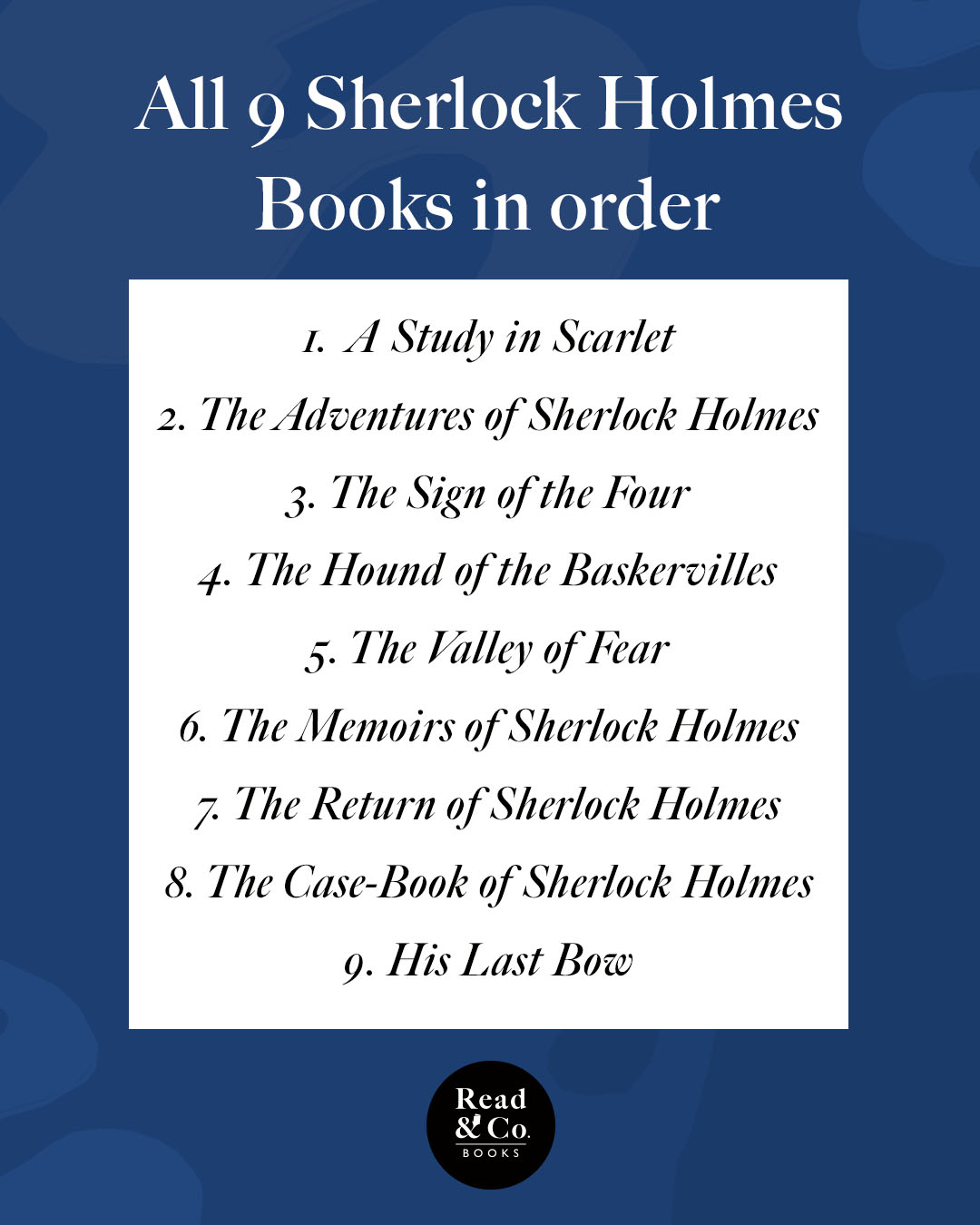 All 9 Sherlock Holmes Books in Order | Read & Co. Books