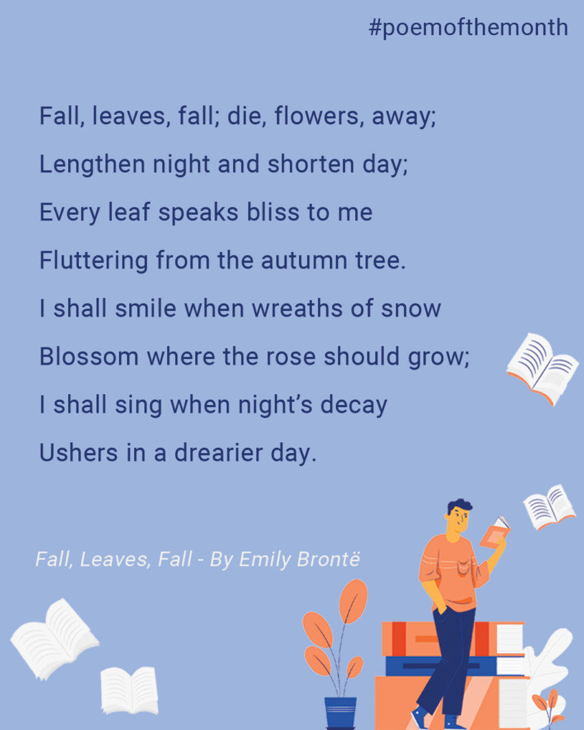 Fall, Leaves, Fall - A Poem by Emily Brontë | Read & Co. Books