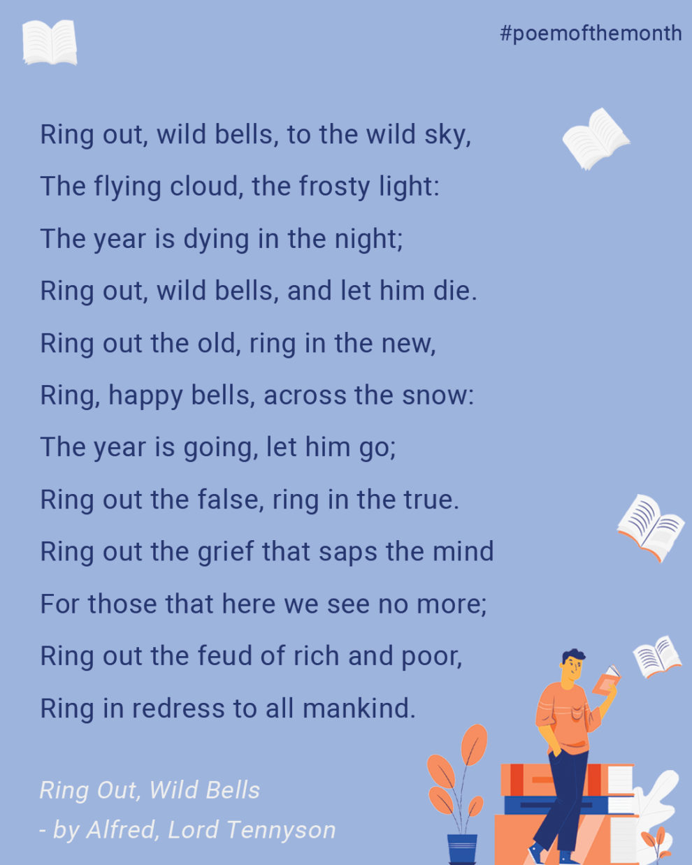Ring Out, Wild Bells - A Poem by Alfred, Lord Tennyson | Read & Co. Book