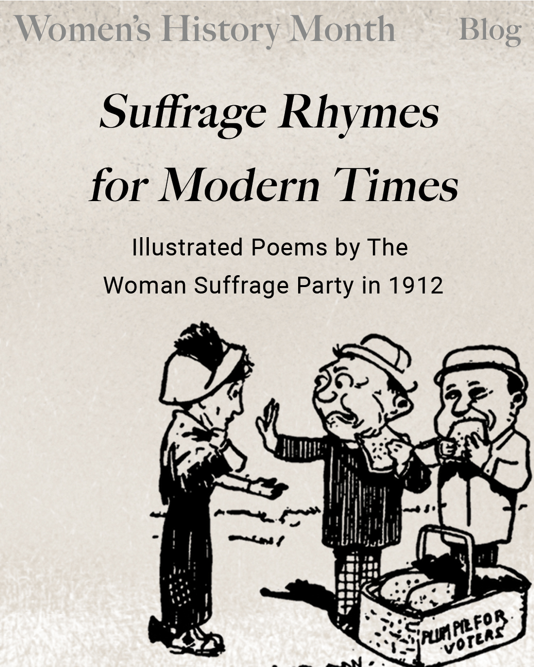 Women's History Month - Suffrage Rhymes | Read & Co. Books