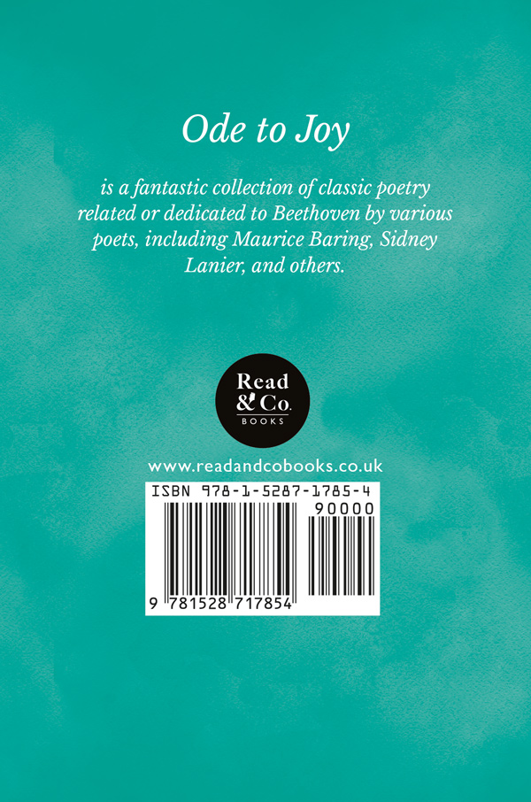 Ode To Joy By Read And Co Books 8439