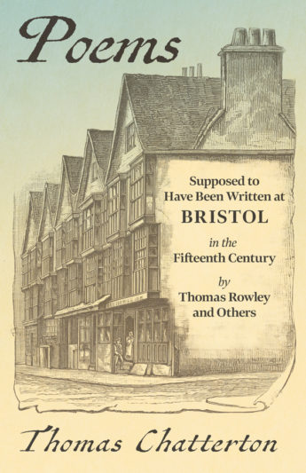 Thomas Chatterton - Remembering the Bristol Poet | Read & Co. Books