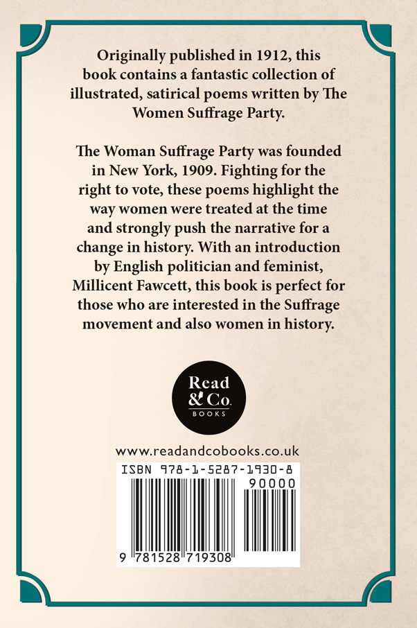 Suffrage Rhymes for Modern Times - Mother Goose as a Suffragette by